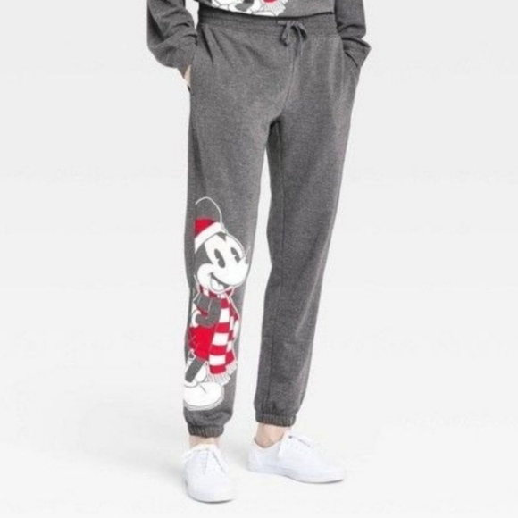 Disney | Pants & Jumpsuits | Disneys Mickey Mouse Santa Hat Juniors ...